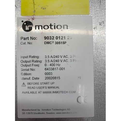 InMotion 9032 0121 29 DMC2 30515P DIGITAL MOTION CONTROLLER